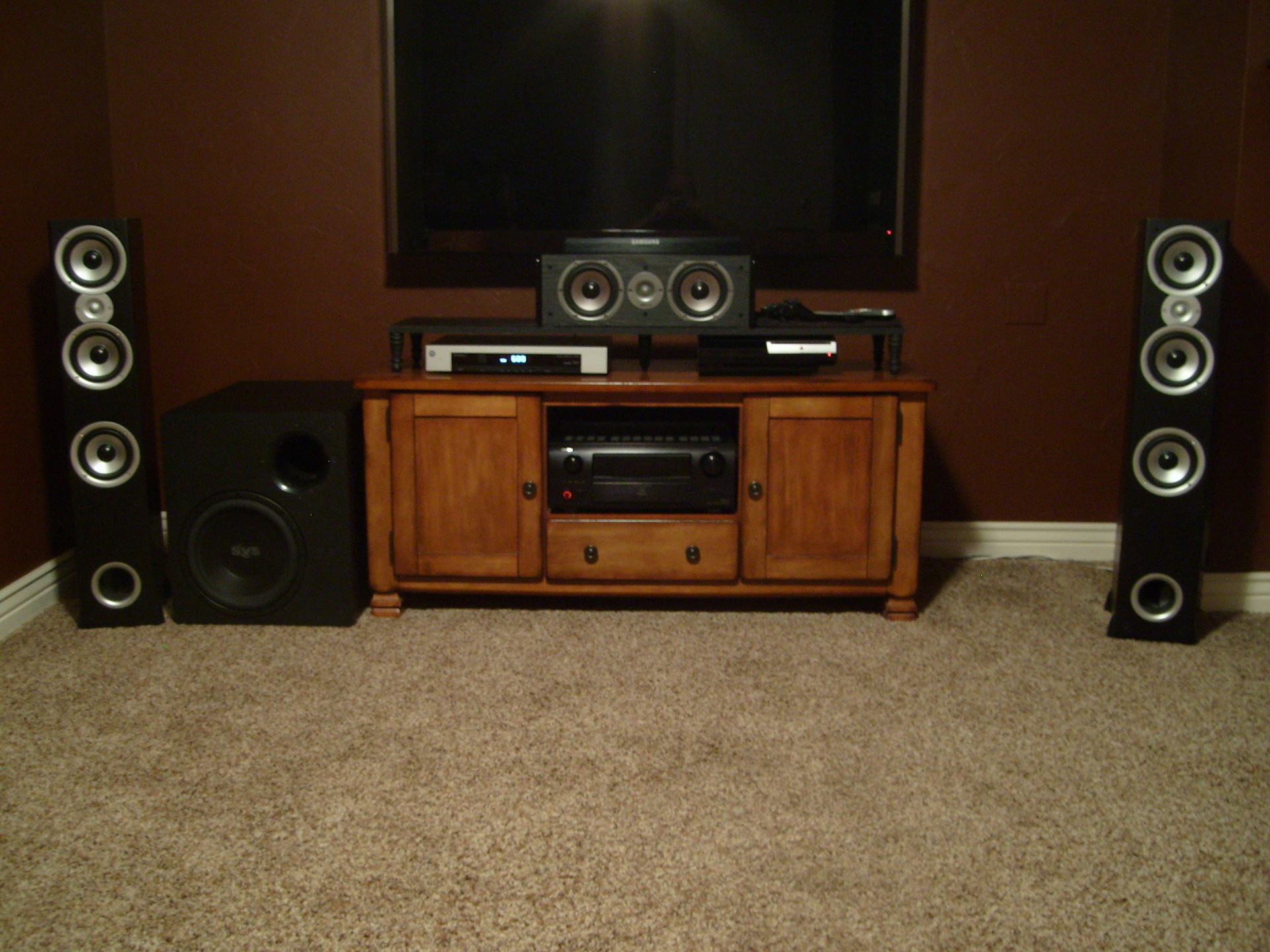 Dase's Home Theater Gallery - Old Polk Setup (23 photos)