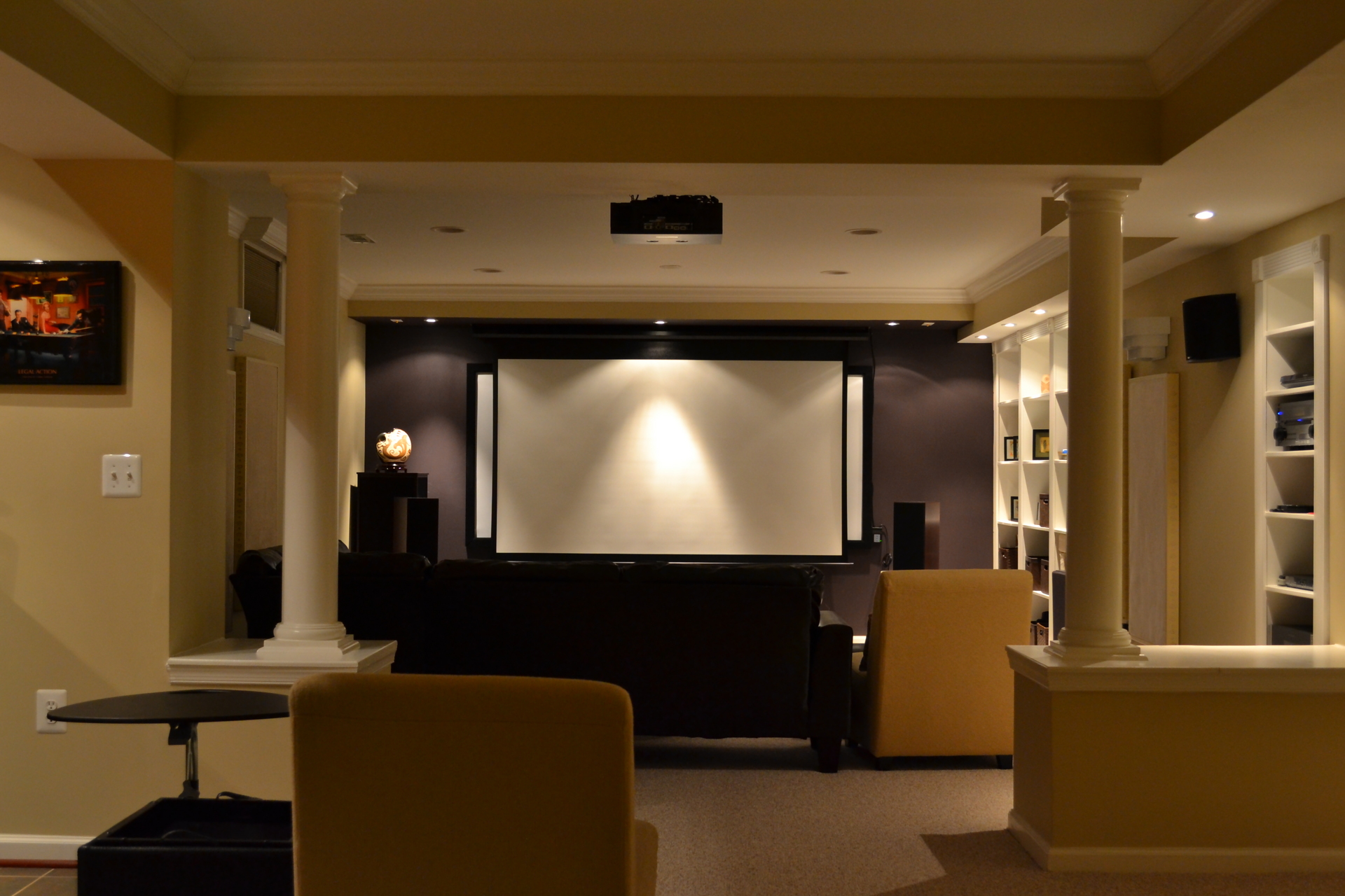 jjmbxkb's Home Theater Gallery - My Home Theater Hangout In Basement ...