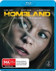 Homeland: The Complete Fifth Season Blu-ray (Australia)