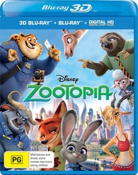 Zootopia 3D Blu-ray (Blu-ray 3D + Blu-ray) (Australia)