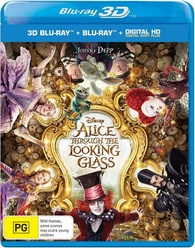 Alice Through the Looking Glass 3D Blu-ray (Blu-ray 3D + Blu-ray ...