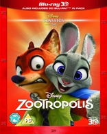 Zootropolis 3D Blu-ray (Zootopia / Disney Classics 54 O-Ring) (United Kingdom)