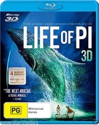 Life of Pi 3D Blu-ray (Blu-ray 3D) (Australia)