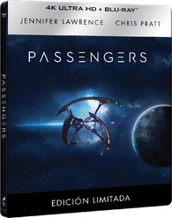 Passengers 4K Blu-ray (Amazon Exclusive SteelBook) (Spain)