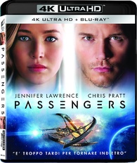 Passengers 4K Blu-ray (4K Ultra HD + Blu-ray) (Italy)