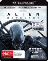 Alien: Covenant 4K Blu-ray (4K Ultra HD + Blu-ray) (Australia)