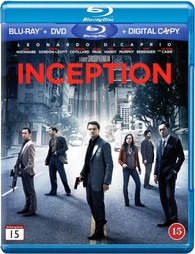 Inception Blu-ray (Blu-ray + DVD + Digital) (Denmark)