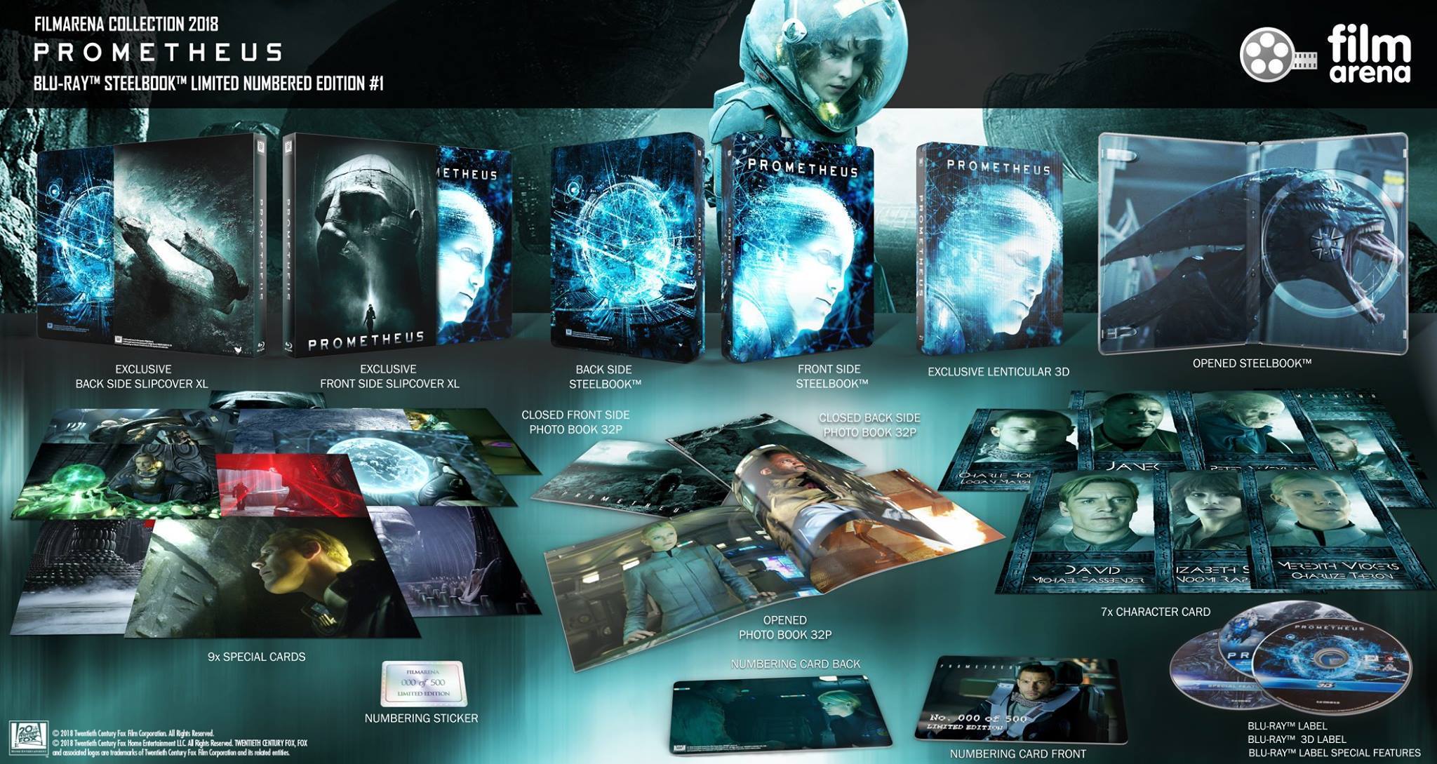 Prometheus Blu-ray Release Date August 15, 2018 (FilmArena Exclusive ...