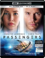 Passengers 4K Blu-ray (UHD + BD) (India)