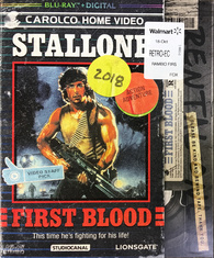 First Blood Blu-ray (Rambo / VHS retro packaging)