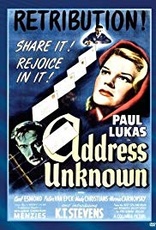 Address Unknown Blu-ray