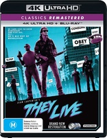 They Live 4K Blu-ray (Classics Remastered) (Australia)