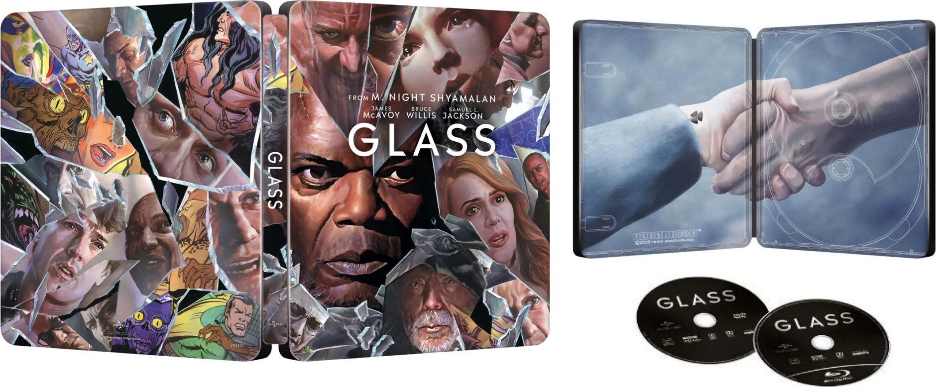 Glass Blu-ray Release Date April 16, 2019 (Target Exclusive SteelBook)