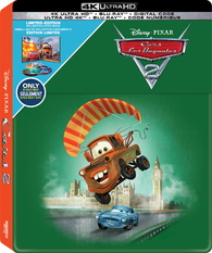 Cars 2 4K Blu-ray (SteelBook) (Canada)