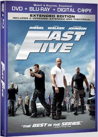 Fast Five Blu-ray (DVD packaging)
