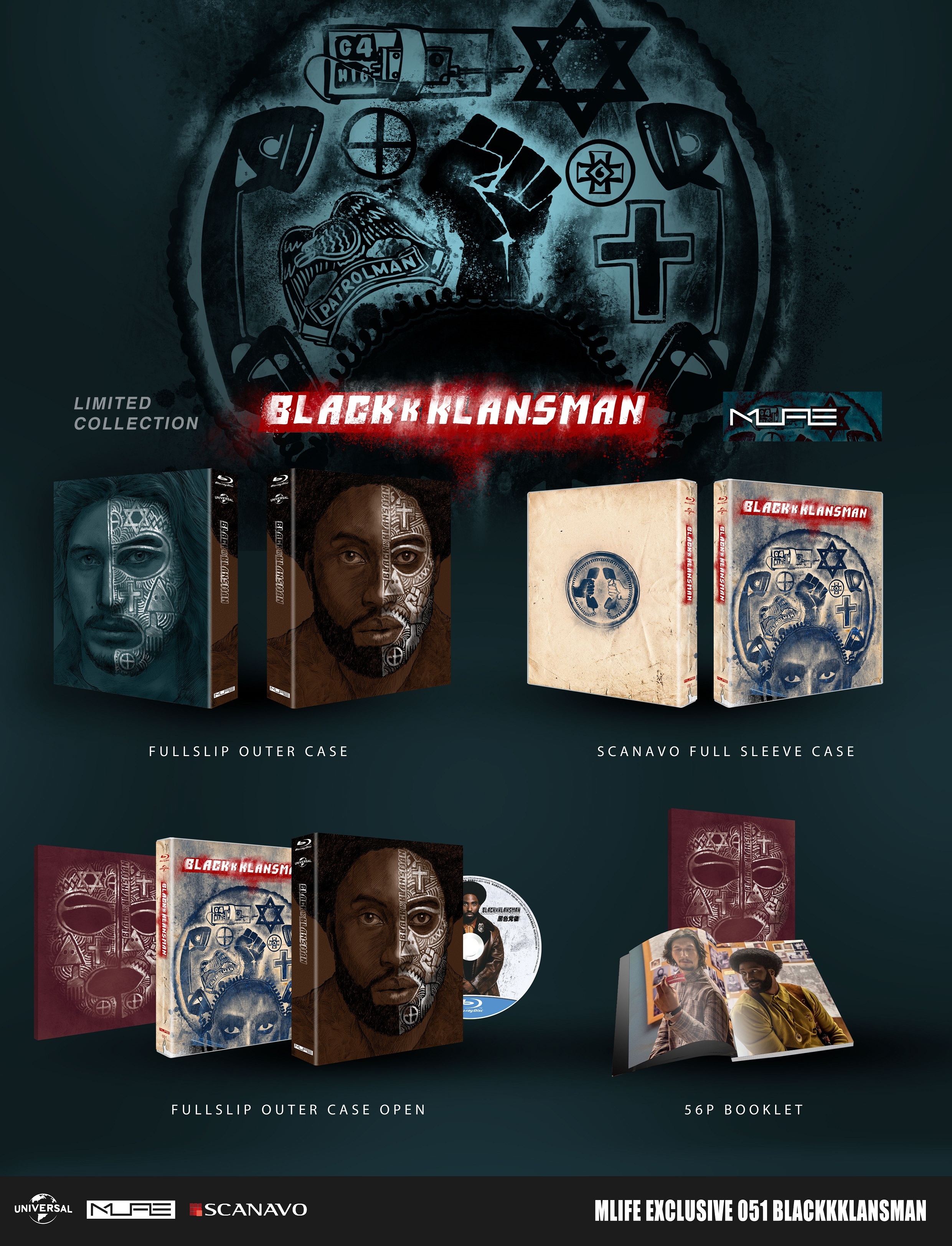BlacKkKlansman Blu-ray Release Date June 25, 2020 (MLIFE Exclusive 051 ...
