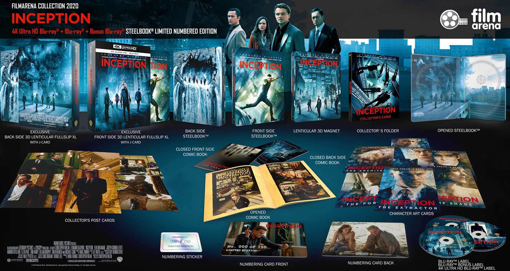 Inception 4K Blu-ray Release Date September 30, 2019 (FilmArena ...