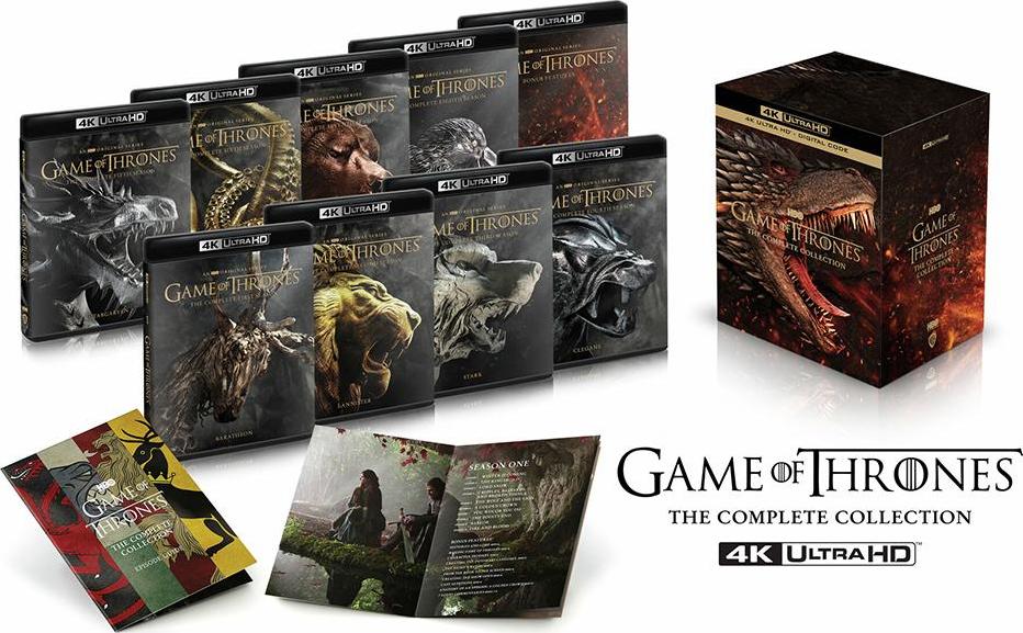 Game Of Thrones The Complete Collection 4k Blu Ray Release Date
