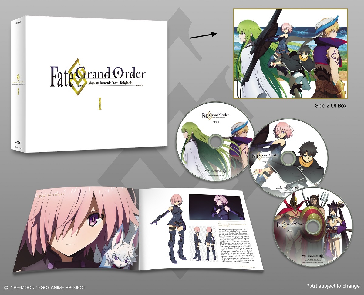 Fate/Grand Order Absolute Demonic Front Babylonia: Box Set I Blu-ray ...