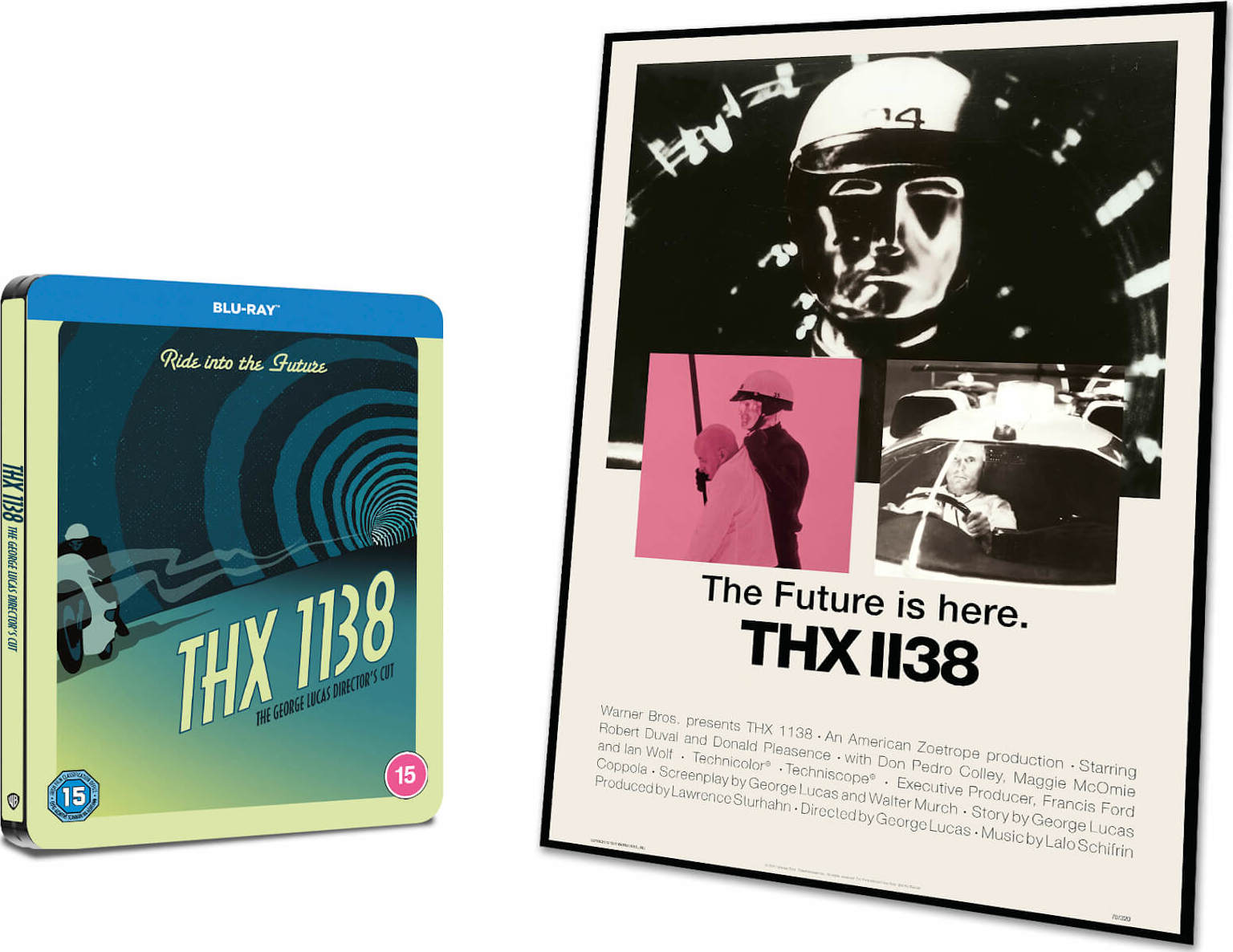 THX 1138 Blu-ray Release Date March 8, 2021 (Zavvi Exclusive SteelBook ...