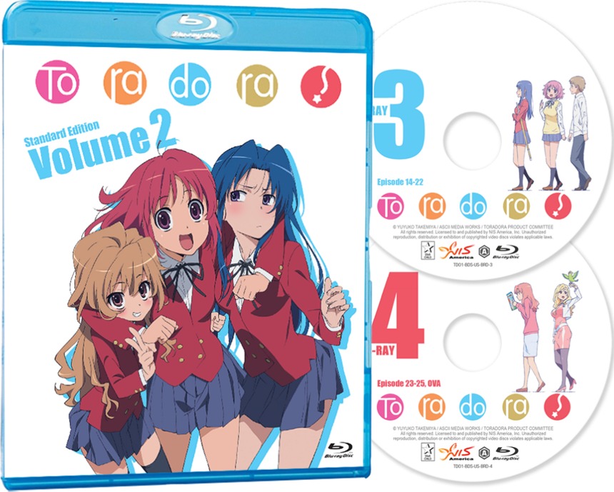 Toradora! Volume 2 Blu-ray Release Date March 1, 2021