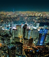 8K Aerial Night View Tokyo / Yokohama Blu-ray (8K空撮夜景 SKY WALK TOKYO ...