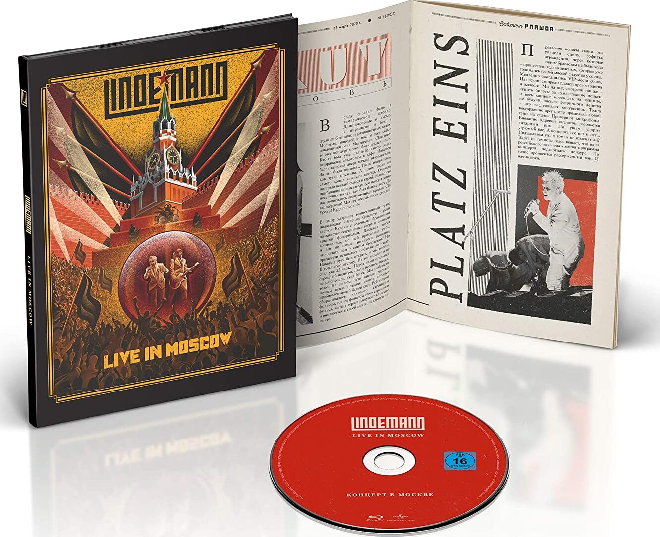 Lindemann: Live in Moscow Blu-ray Release Date May 21, 2021 (DigiPack) (Spain)