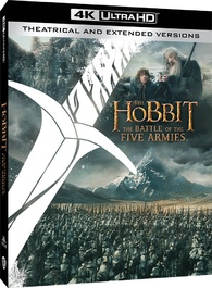 The Hobbit: The Battle of the Five Armies 4K Blu-ray (Extended & Theatrical / 哈比人: 五軍之戰) (Hong Kong)