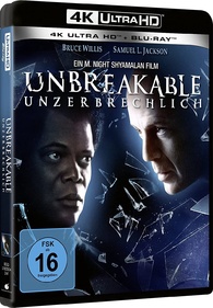 Unbreakable 4K Blu-ray (Unbreakable - Unzerbrechlich) (Germany)