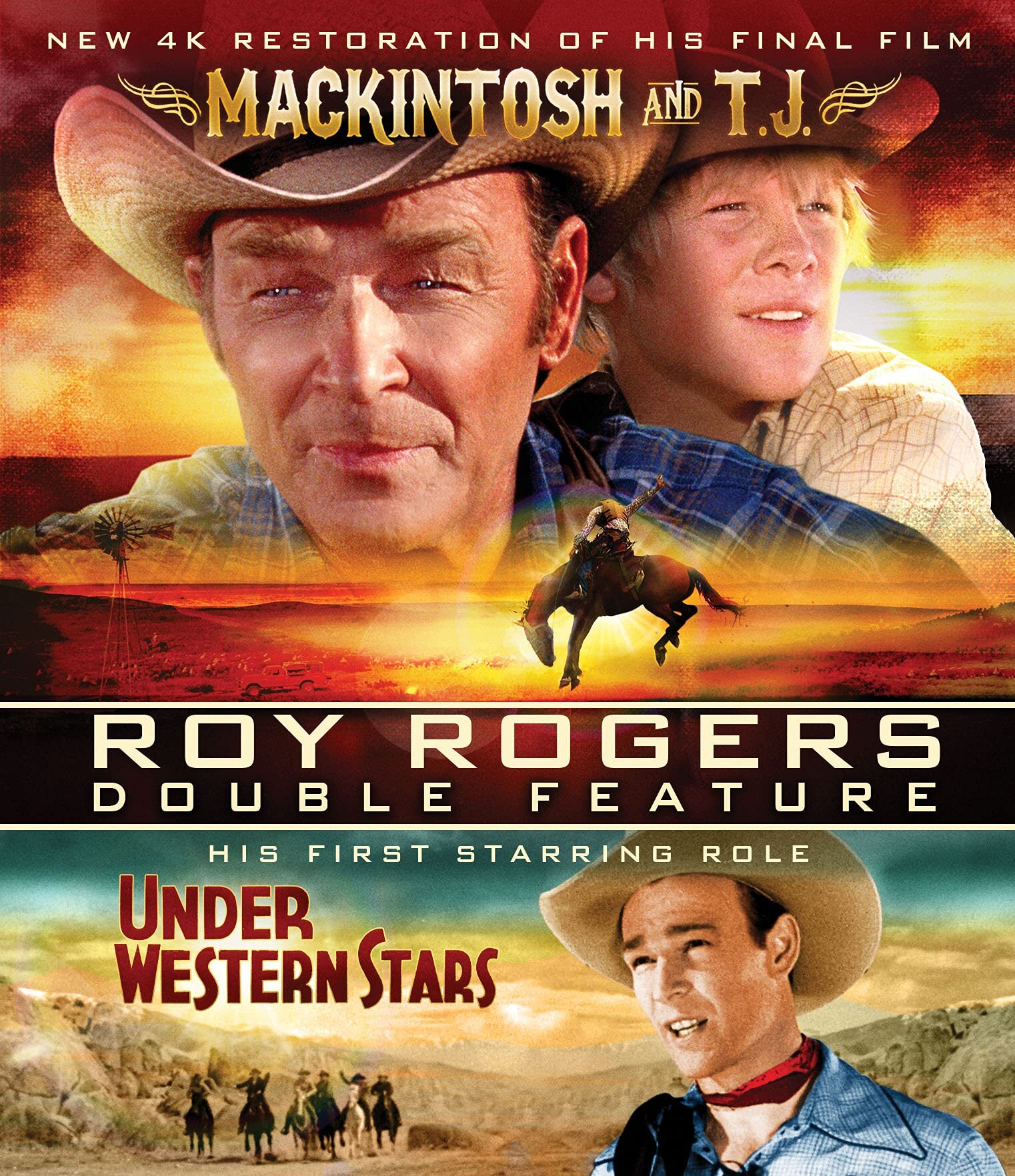 Roy Rogers: His First & Last Double Feature Blu-ray