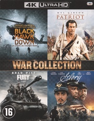 War Collection 4K Blu-ray (Black Hawk Down / The Patriot / Fury / Glory ...