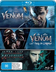 Venom / Venom: Let There Be Carnage / Morbius Blu-ray (Australia)