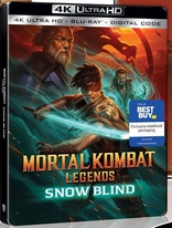 Mortal Kombat Legends: Snow Blind 4K Blu-ray (Best Buy Exclusive SteelBook)