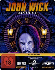 John Wick Kapitel 1-3 4K Blu-ray (SteelBook) (Germany)