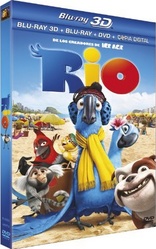 Rio 3D Blu-ray (Blu-ray 3D + Blu-ray + DVD + Digital) (Spain)
