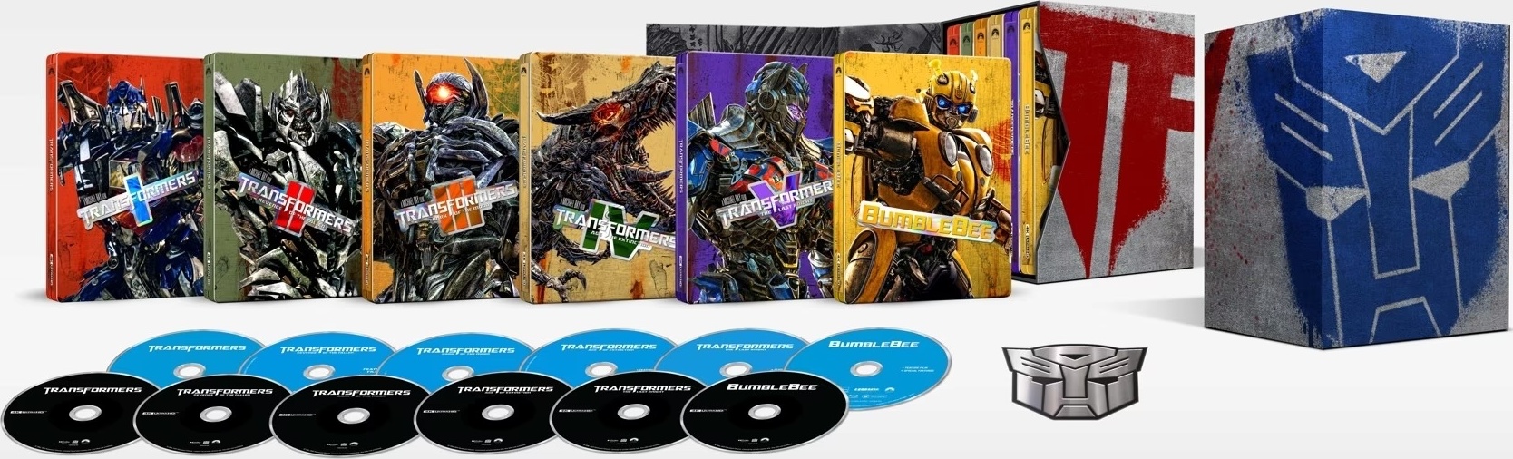 Transformers 6-Movie Collection 4K Blu-ray (SteelBook) (Sweden)