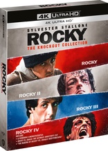 The Rocky I-IV 4K Knockout Collection Blu-ray (4K Ultra HD + Blu-ray ...