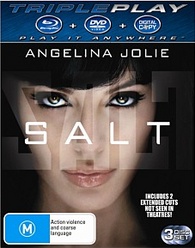Salt Blu-ray (Blu-ray + DVD + Digital) (Australia)