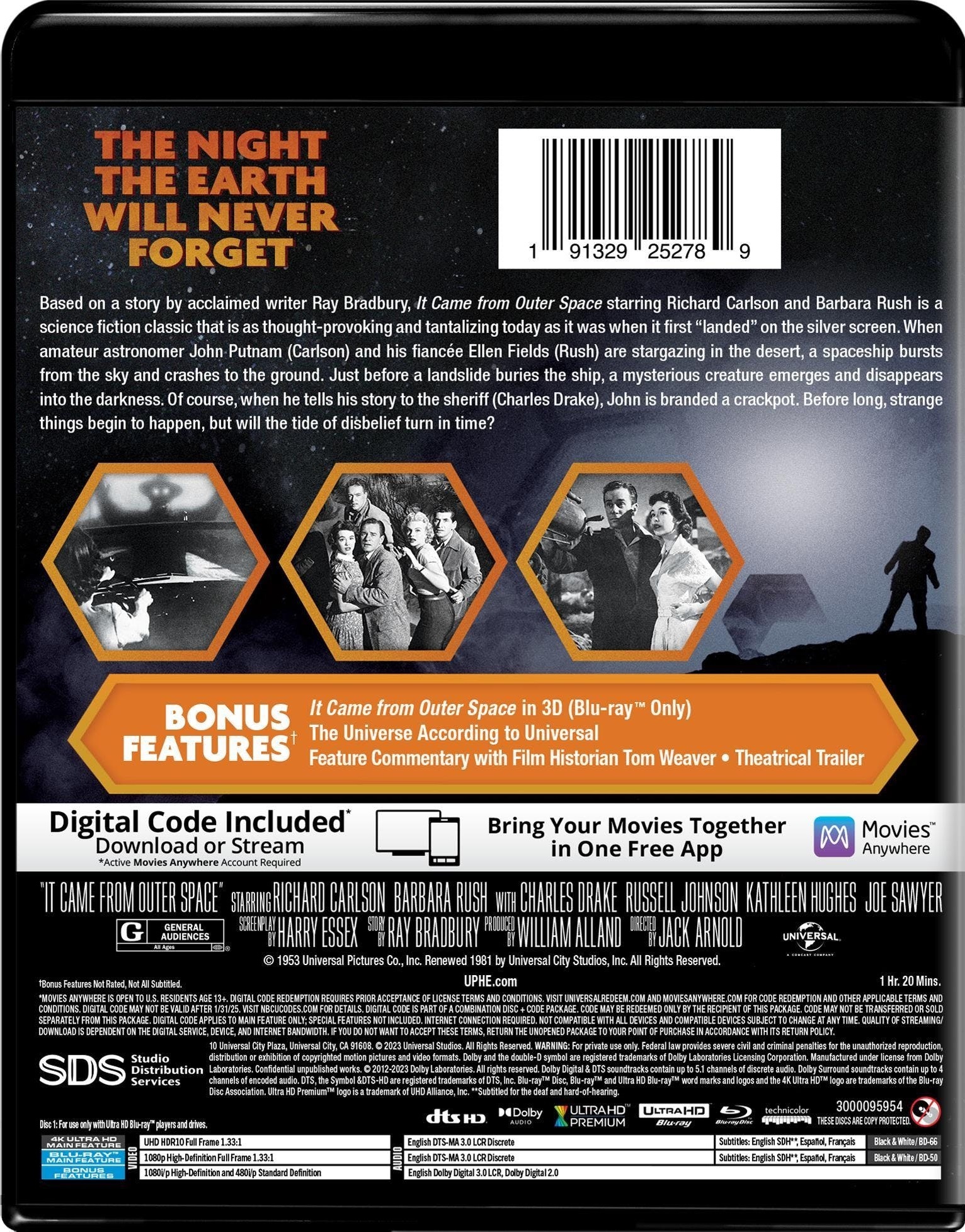 It Came From Outer Space 3D Blu-ray (1953) [Region B Locked / Free] - Page 45 - Blu-ray Forum
