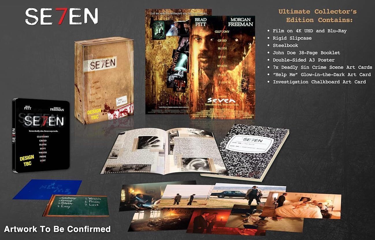 Se7en 4K Blu-ray (SteelBook) (Sweden)