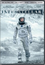 Interstellar 4K Blu-ray (4K Ultra HD + Blu-ray + DVD + Digital 4K)
