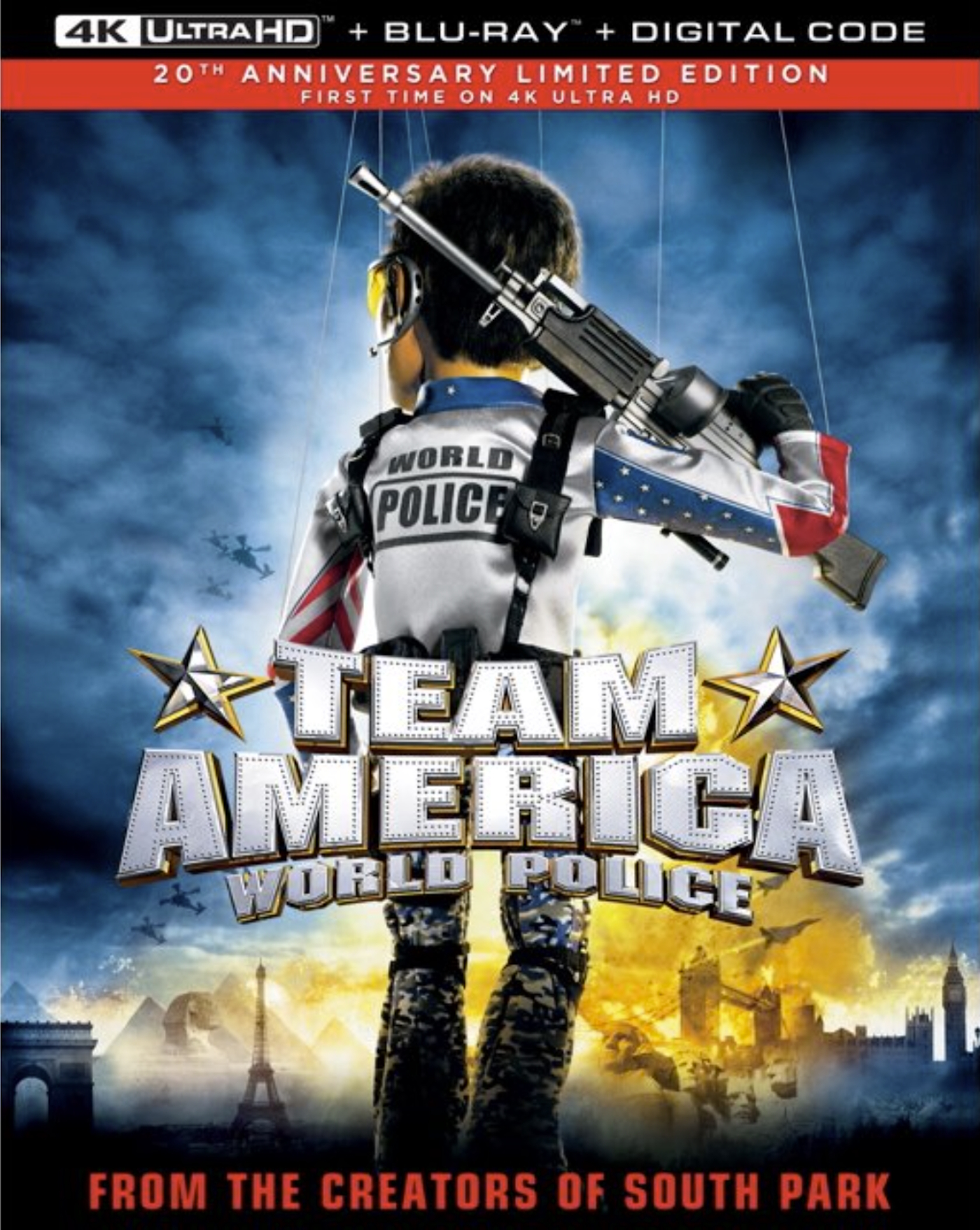 Team America: World Police 20th Anniversary 4K Blu-ray