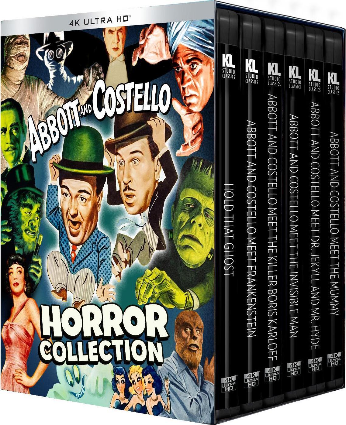 Abbott & Costello Horror Collection 4K Blu-ray