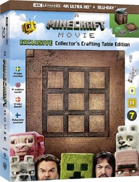 A Minecraft Movie 4K Blu-ray (Limited Collector's Crafting Table ...