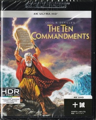 The Ten Commandments 4K Blu-ray (十誡) (Hong Kong)