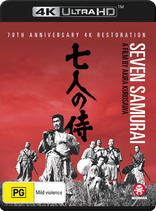 Seven Samurai 4K Blu-ray (七人の侍 / Shichinin no samurai) (Australia)