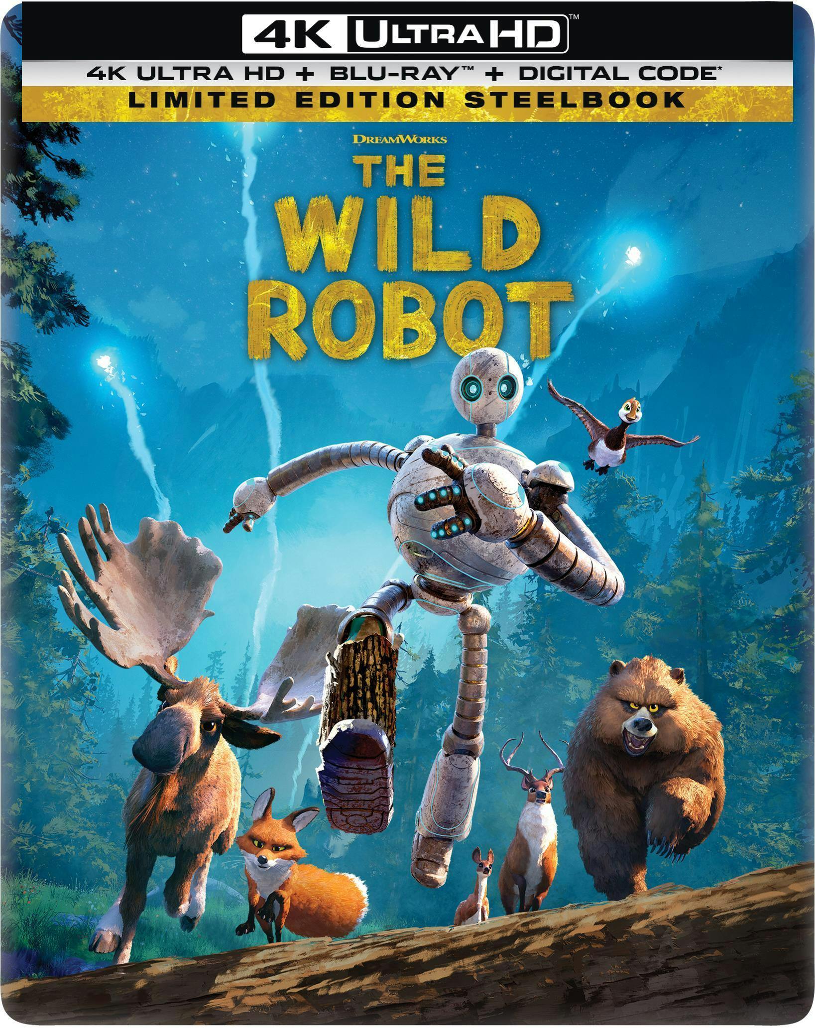 The Wild Robot SteelBook 4K Blu-ray