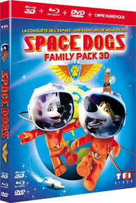 Space Dogs Blu-ray (Blu-ray 3D + Blu-ray + DVD + Digital) (France)