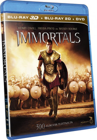 Immortals 3D Blu-ray (Blu-ray 3D + Blu-ray + DVD) (Finland)
