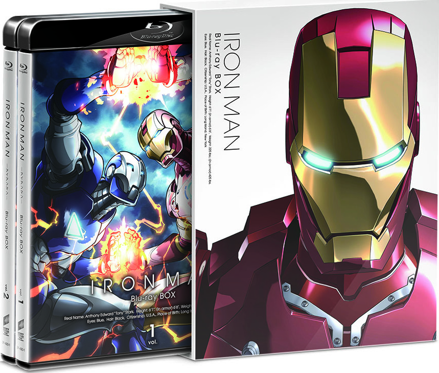 Iron Man Blu-ray Release Date June 22, 2011 (Anime | 2-Disc BOX ...